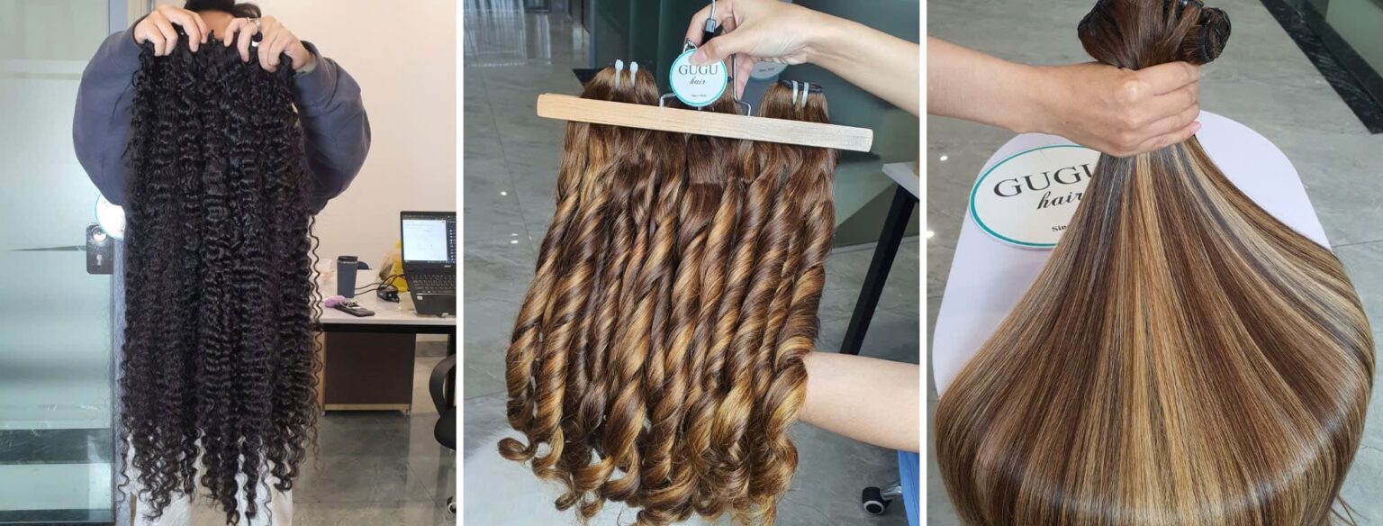 30 Inches Deep Wave Weft Hair Extension Raw Vietnamese Hair