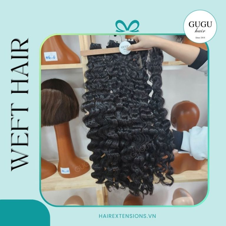 30 Inches Deep Wave Weft Hair Extension Raw Vietnamese Hair