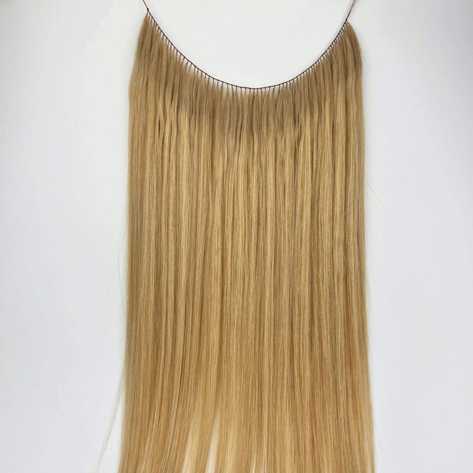 Premium Feather Bone Straight Weft Hair Blonde Color Raw Vietnamese Hair